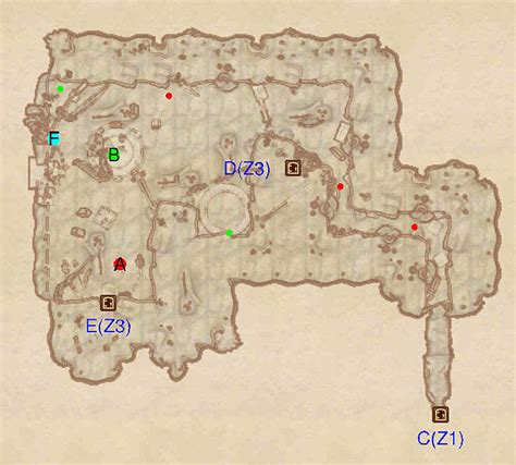File OB Map SidewaysCaveNew02 UESP Wiki The Unofficial Elder Scrolls Pages