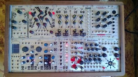 Matrixsynth Complete Eurorack Modular Synthesizer In Horsman Wood Case