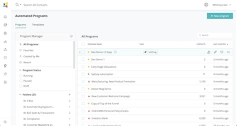 Automated Program Listing Pages Act On Connect Home