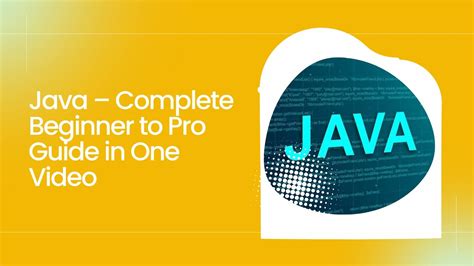 Java For Beginners Learn Java From Scratch Youtube