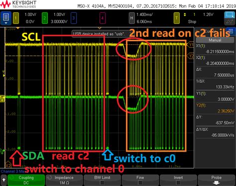TCA A Voltage Drop After Switching Channel Interface Forum Interface TI E E Support Forums