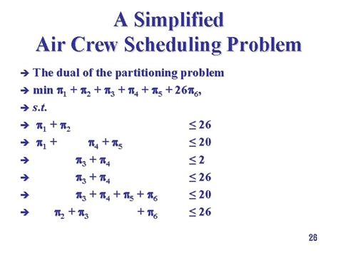 lecture 5 set packing problems set partitioning problems