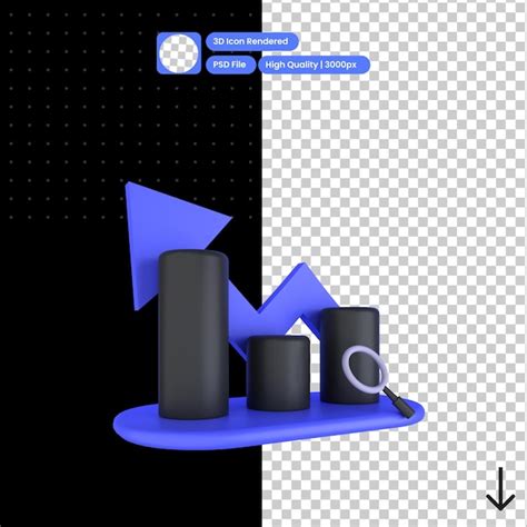 Premium Psd Psd 3d Illustration Of Research Data Insight