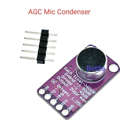 Jual Modul Mic Agc Kit Mic Condenser Mycom Micom Rig Ht Icom Yaesu Kenwood Kota Metro Botita