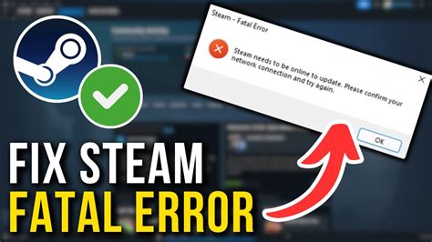 How To Fix Steam Fatal Error 2025 Full Tutorial Youtube