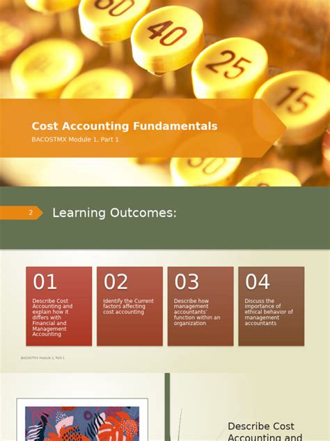 cost accounting module 1 pdf accounting information