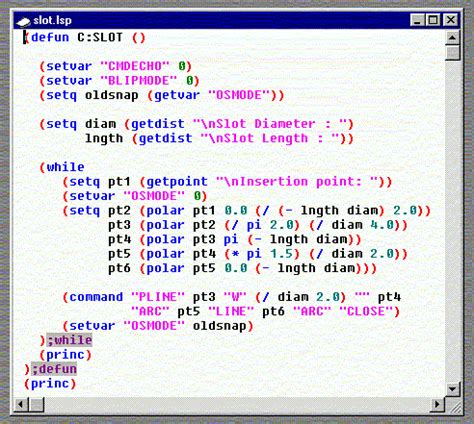 Using The Visual Lisp Editor II