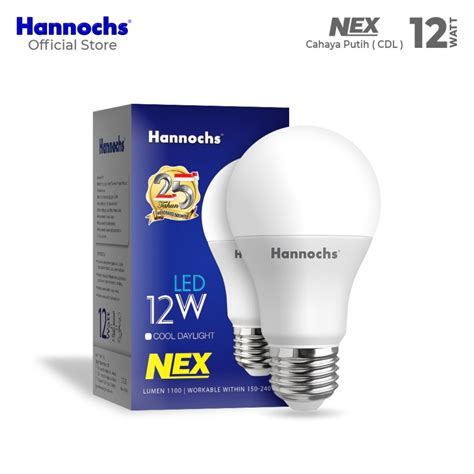 Jual Hannochs Lampu LED NEX Watt Cahaya Putih Shopee Indonesia