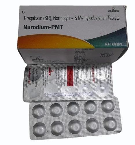 Pregabalin Nortriptyline Methylcobalamin Tablets At ₹ 1650 Box