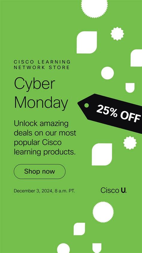 Cisco Learning And Certifications On Linkedin Cybermonday Ciscocert