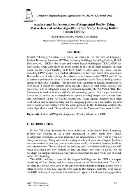 pdf analysis and implementation of augmented reality using markerless