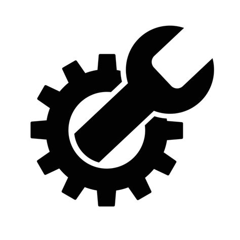 Gear Wrench Icon Vector Design 11735587 Vector Art At Vecteezy
