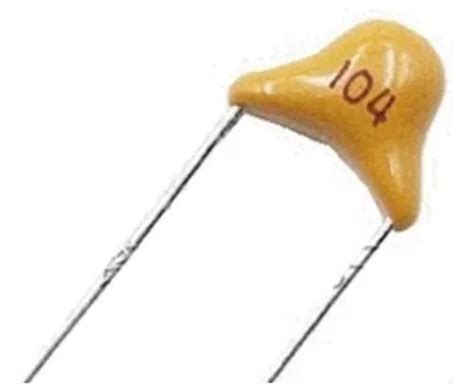Capacitor Ceramica 104 01uf Multicapa Kit 5 Unidades Mercadolibre