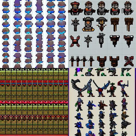 Game Asset Of Fractal Swords Game Asset Sprite Stable Diffusion