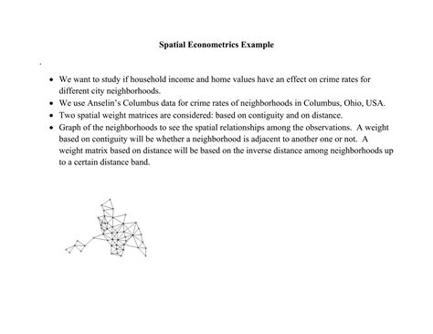 349300455 Spatial Econometrics Example Ppt