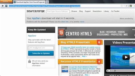 Instalacion De Php Mysql Apache Con Appserv Tema 11 Youtube