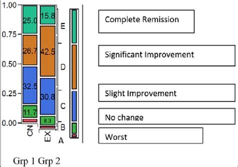 Mosaic Plot Showing The Various Stages Of Recovery Download Scientific Diagram