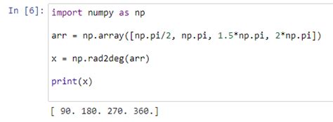 Numpy Array Python Dalam Fungsi Trigonometri