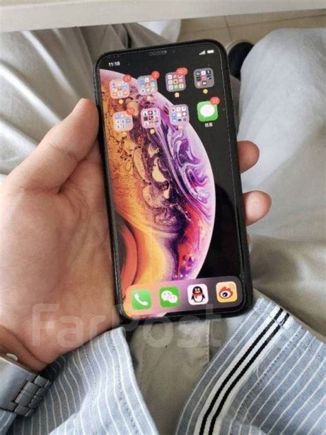 Айфон хs, Apple iPhone Xs, 256 гб, 5.80", моноблок, черный, 4G LTE ...