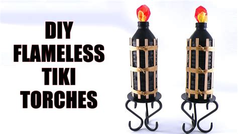 Diy Flameless Tiki Torches How To Make Flameless Tiki Torches Youtube