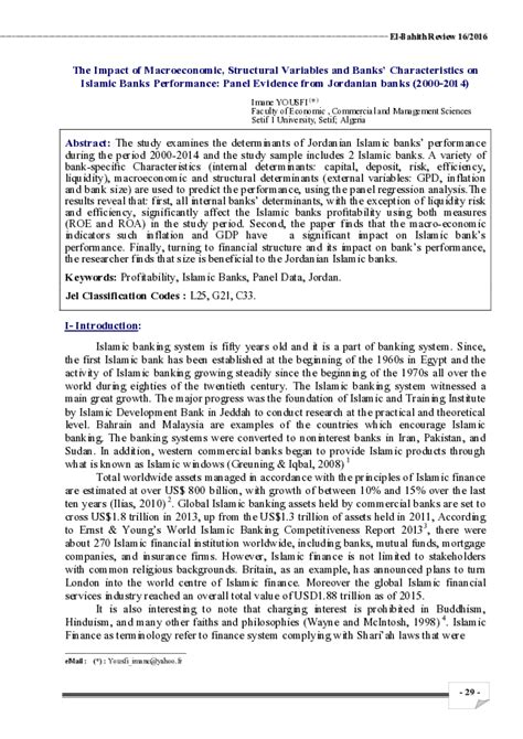 Pdf The Impact Of Macroeconomic Structural Variables And Banks