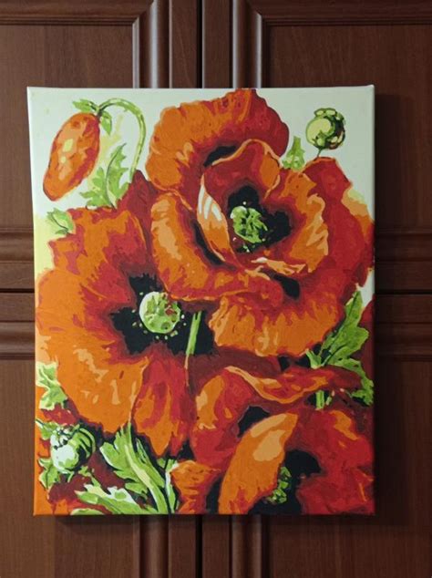 Картина раскрашена по номерам — цена 350 грн в каталоге Картины Купить