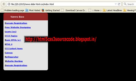 HTML CSS Create HTML CSS Javascript News Box HTML CSS News Slider Download