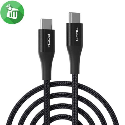 Rock R13 5A 100W Type C To Type C PD Fast Charing Cable 2m