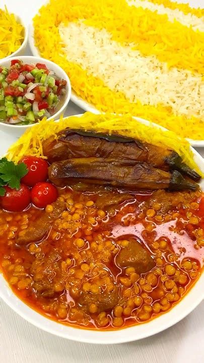 طرز تهیه خورشت قیمه بادمجون مجلسی خوشمزه خانگی خورش قیمه بادمجان ساده