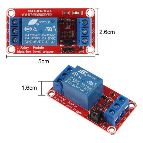 Channel Relay Module V High And Low Level Trigger Relay Control RoboticsDNA