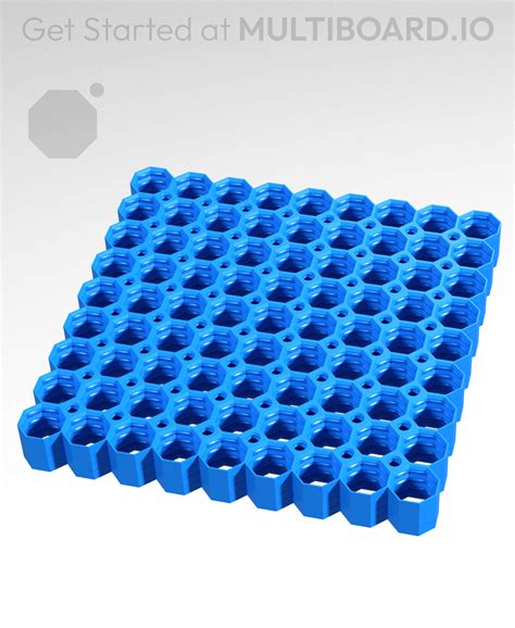 9x9 Multiboard Corner Tile X4 Stack 3d Model By Multiboard On Thangs