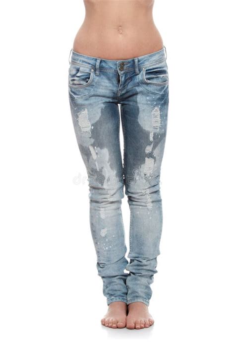 Girl Pees Jeans
