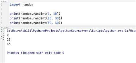 Python Random Module — Tutorialbrain
