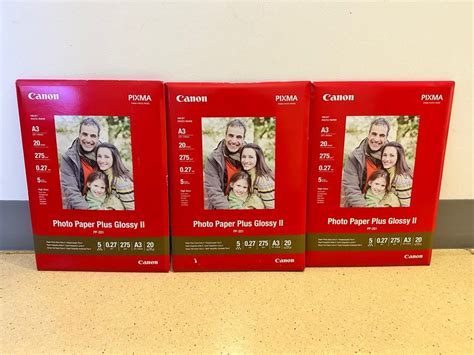 Canon Pixma Photo Paper Plus Glossy II (A3), Computers & Tech, Printers ...