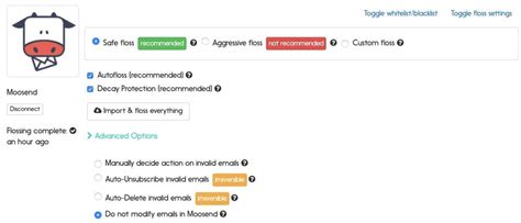 mailfloss email verification service on linkedin moosend email
