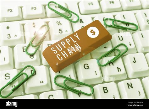 Conceptual Caption Supply Chain Concept Meaning System Of Organization And Processes From