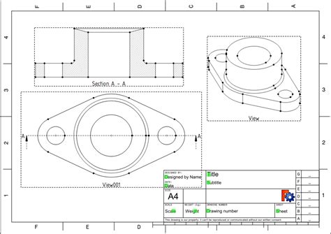 Freecad Tutorial Techdraw Workbench 13 Xsim
