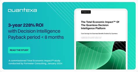 quantexa s decision intelligence platform 228 roi quantexa posted on the topic linkedin