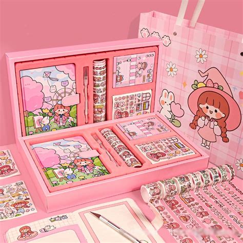 Kawaii Gift Box Stationery Stationery Set Kawaii Gifts