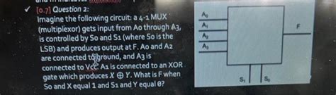Solved 07 Question 2 Imagine The Following Circuit A