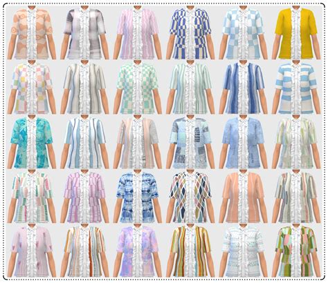 Annetts Sims 4 Welt Sweet Allure Blouse Recolors