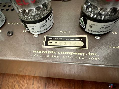 Marantz Model 9 Monoblock Pair Photo 4356784 Us Audio Mart