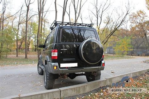 Бокс запасного колеса на УАЗ Патриот