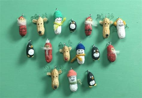 Peanut Holiday Garland Xmas Crafts Crafts Holiday Crafts