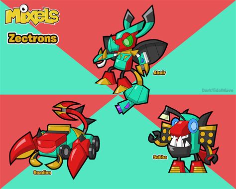 Mixels S1 Oc Zectrons By Darktidalwave On Deviantart