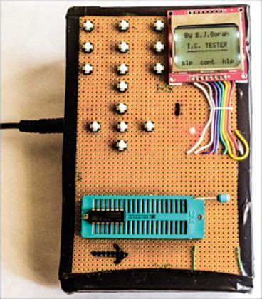 Arduino Based Digital IC Tester With Embedded Truth Table