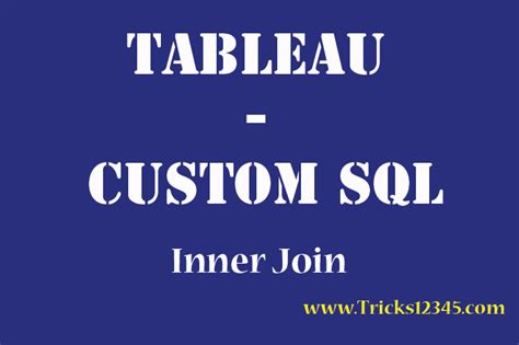 Custom Sql Inner Join