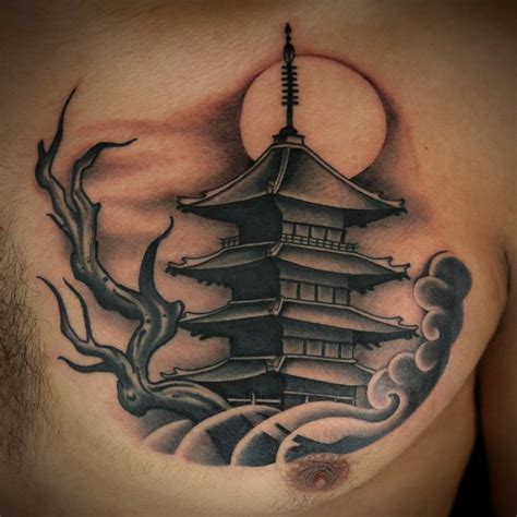 Black Temple Tattoos