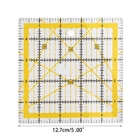 Template Drafting Ruler Practical Acrylic Quilting Ruler Fabric Cutting