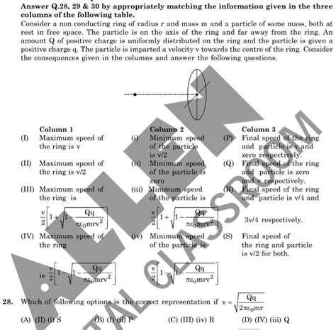 [answered] 28 answer q 28 29 30 by appropriately matching the kunduz